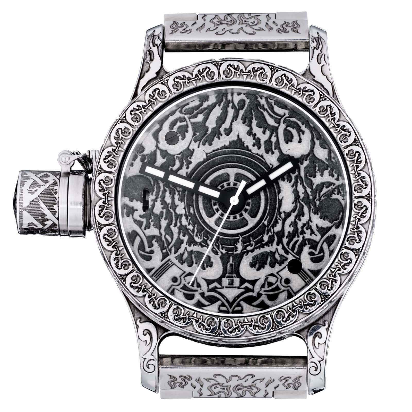 Buy Steel Biker Watch 46 mm from Zlatoust Watch Factory